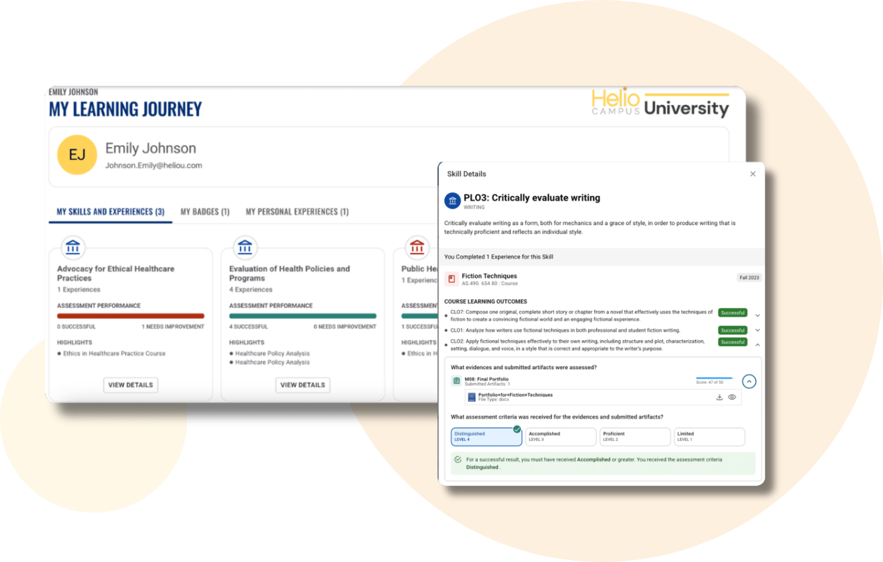 Outcomes Assessment Solution for Assessment Management | HelioCampus